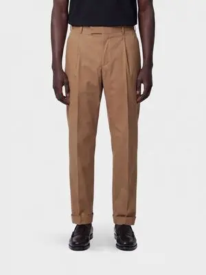 PT TORINO Slim Fit Sartorial Trousers In Stretch Cotton And Silk - White