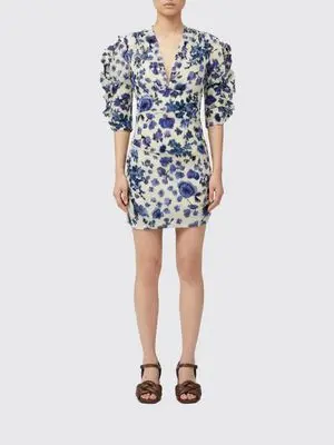 Isabel Marant Étoile Doris Dress In Printed Stretch Silk
