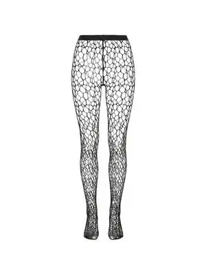 Wolford Honeycomb-knit Tights