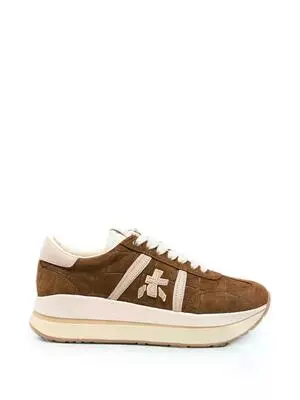 Premiata Bethcoin Logo-patch Sneakers - Brown