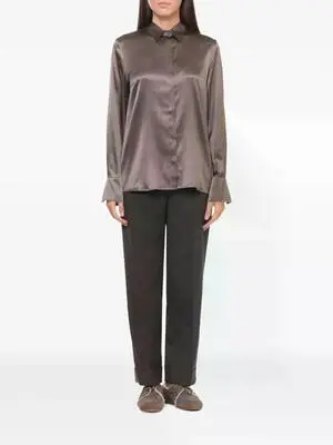 Peserico Satin Finish Long-sleeve Shirt