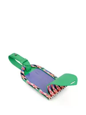 Smythson Harlequin Luggage Tag