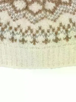 Peserico Beaded Geometric Pattern Beanie