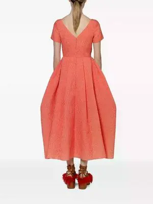 ROKSANDA Vaela Textured-finish Midi Dress