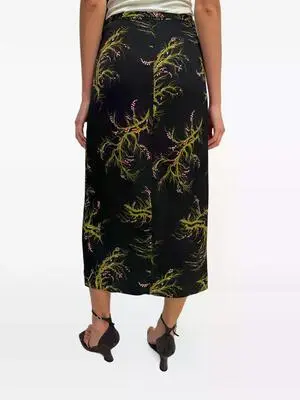 Rodebjer Verona Floral-print Wrap Midi Skirt