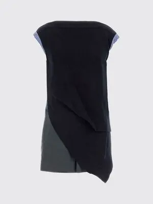 Sacai Asymmetric Cotton Blend Dress