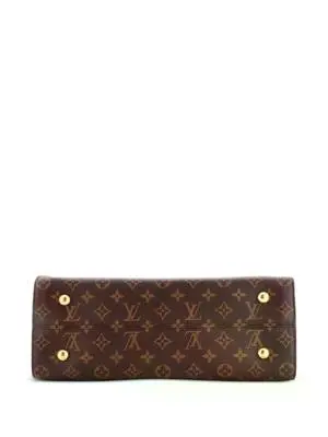 LOUIS VUITTON Monogram Canvas Tuileries Leather Satchel