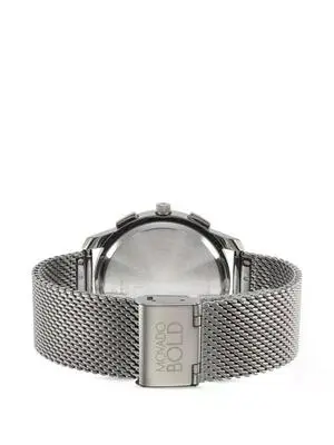 Movado Chronograph Watch With Mesh-effect Bracelet