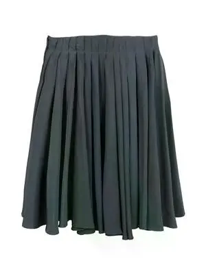Dior Pleated Silk Mini Skirt