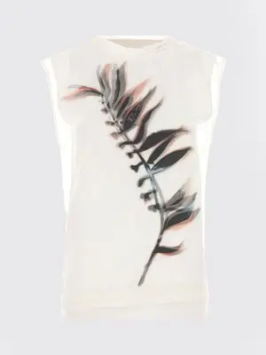 Sportmax Printed Tulle Top