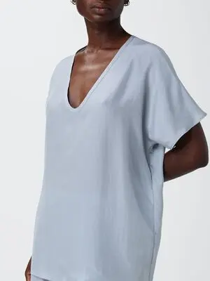 ALYSI Classic Silk Blouse