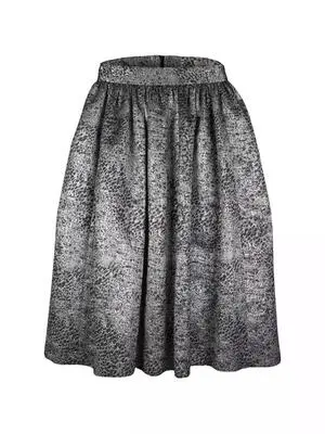 Giambattista Valli Puff Midi Skirt - Silver