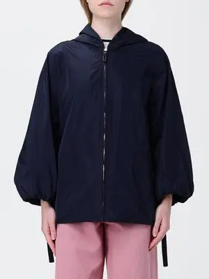 Max Mara Hooded Oversized Windbreaker - Blue