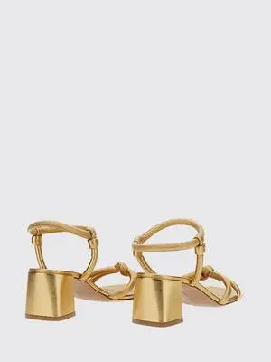 GIANVITO ROSSI Juno Laminated Nappa Sandal