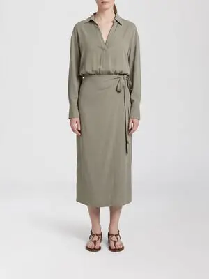 Federica Tosi Silk Blend Wrap Dress