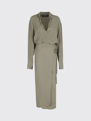 Federica Tosi Silk Blend Wrap Dress