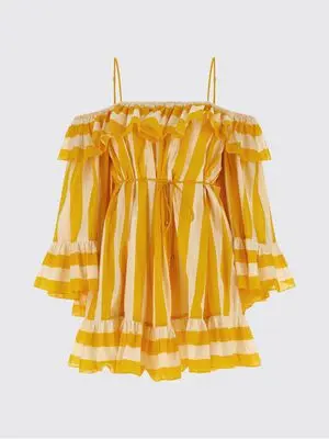 Zimmermann Striped Cotton Mini Dress