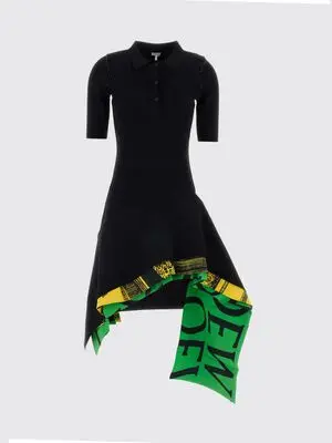 Loewe Viscose Blend Asymmetric Dress