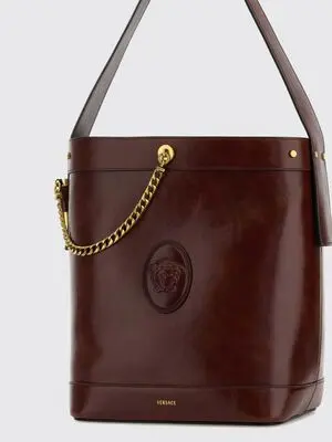 Versace Pivot Leather Bag