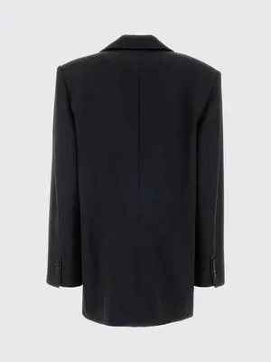 Attico Single-breasted Virgin Wool Blazer