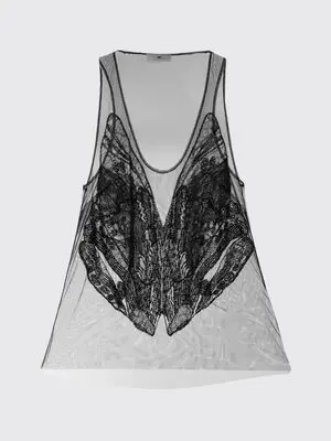 Elisabetta Franchi Embroidered Tulle Top