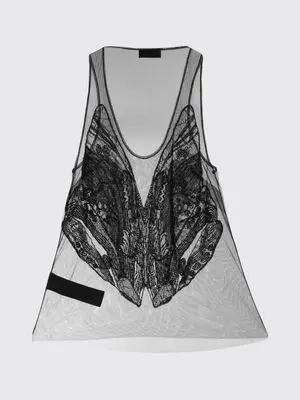 Elisabetta Franchi Embroidered Tulle Top