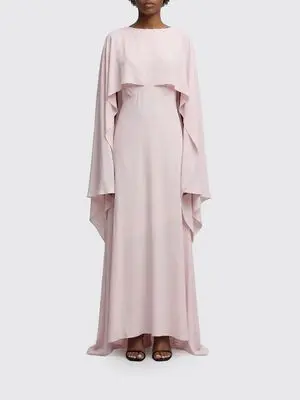 Federica Tosi Chiffon Dress With Cape