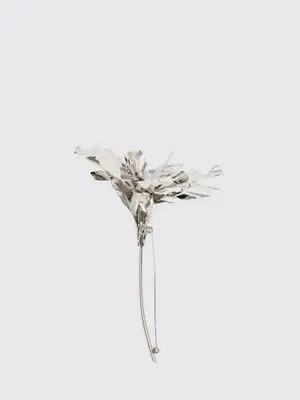 N° 21 Floral Zinc Brooch - Silver