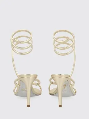 Rene Caovilla Cleo Laminated Nappa Sandals