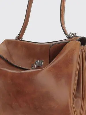 Balenciaga Rodeo Leather Bag - Brown