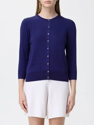 Malìparmi Cotton And Silk Crew Neck Sweater - Blue