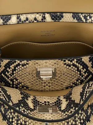 Balenciaga Rodeo Python Print Leather Bag
