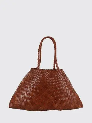 Dragon Diffusion Santa Croce Big Woven Leather Bag - Brown