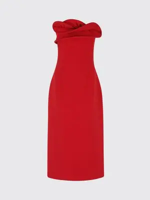 Magda Butrym Wool Blend Midi Dress
