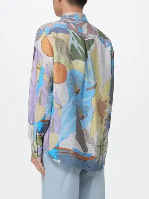 Paul Smith Printed Viscose Blend Shirt