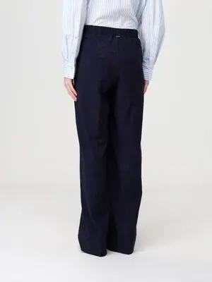 TWINSET Embroidered Viscose Blend Palazzo Pants