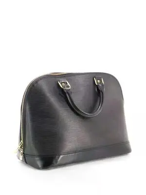 LOUIS VUITTON Alma Satchel In Epi Leather - Black
