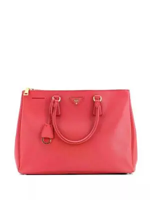 Prada Double Zip Lux Saffiano Leather Large Tote Bag