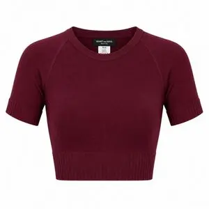 HEART AND SOUL Amarena Cross Activewear Crop Top - Red