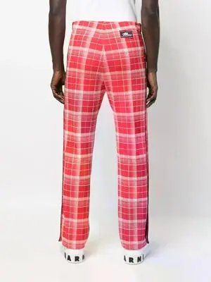 Marni Plaid-check Print Trousers
