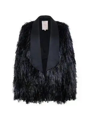 ROKSANDA Hidi Fringe-trimmed Blazer - Black