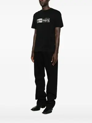 Palm Angels Stamp Logo Cotton T-shirt