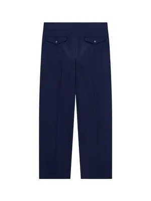 Giorgio Armani Fluid Virgin Wool Oversized Trousers