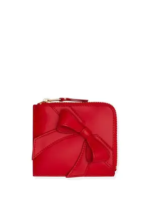 Comme Des Garçons Big Bow Leather Wallet - Red