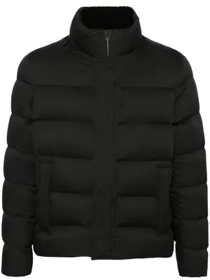 Herno Nylon Short Down Jacket - Black