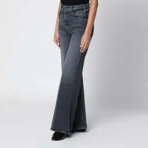 MOTHER The Hustler Roller Sneak Jeans - Grey