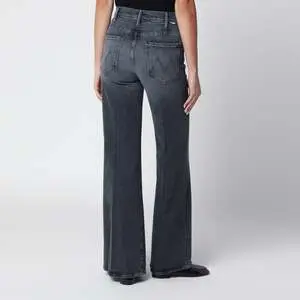 MOTHER The Hustler Roller Sneak Jeans - Grey