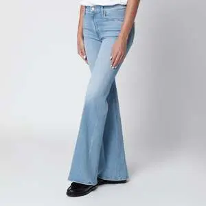 MOTHER The Doozy Flared Trousers In Denim