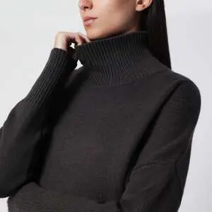 LISA YANG Dark Green Heidi Cashmere Sweater