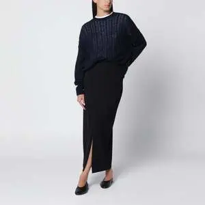 LISA YANG Amabel Cashmere-silk Cable Knit Sweater